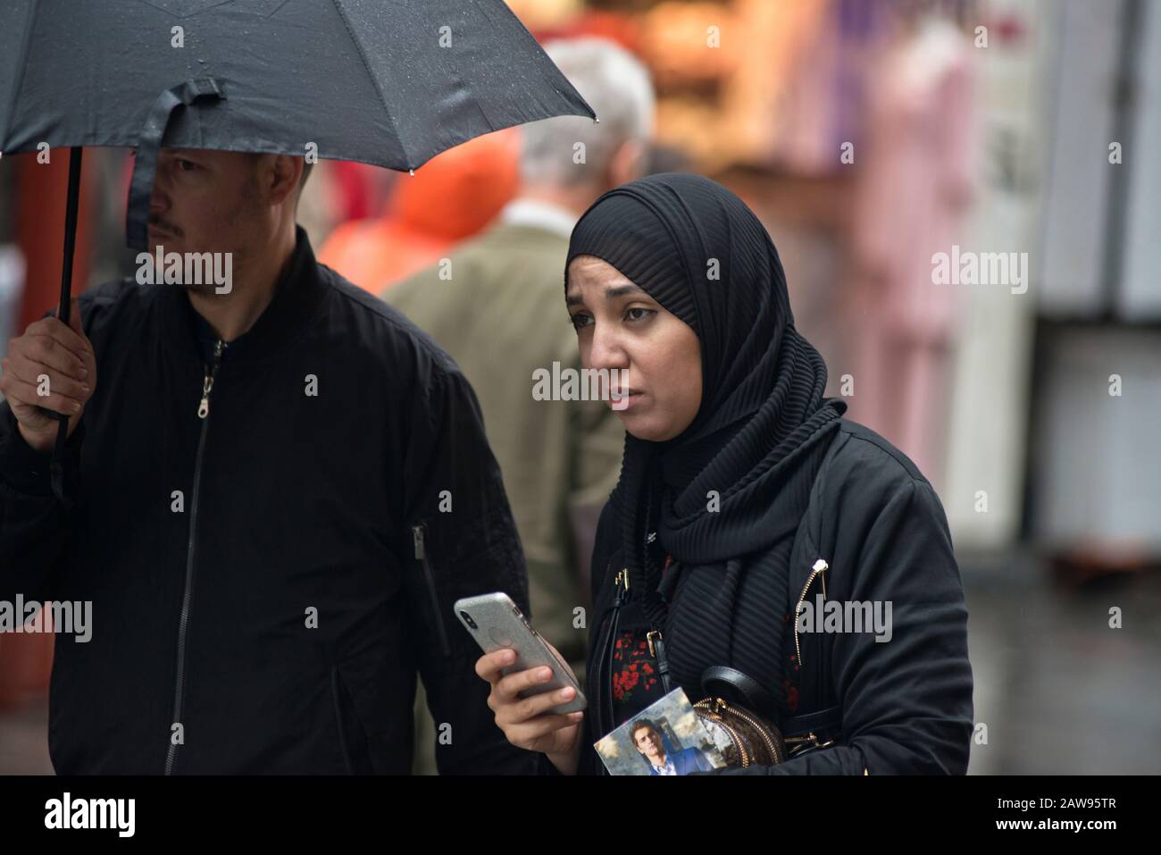 Muslim Lovers Walking