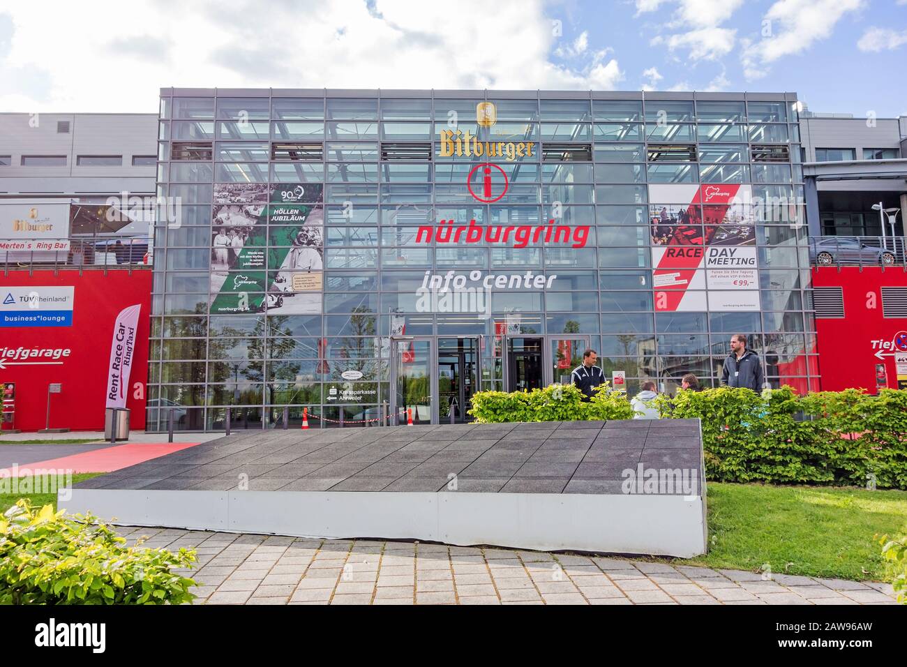 Nurburg, Germany - May 20, 2017: Race track Nurburgring - info center ...