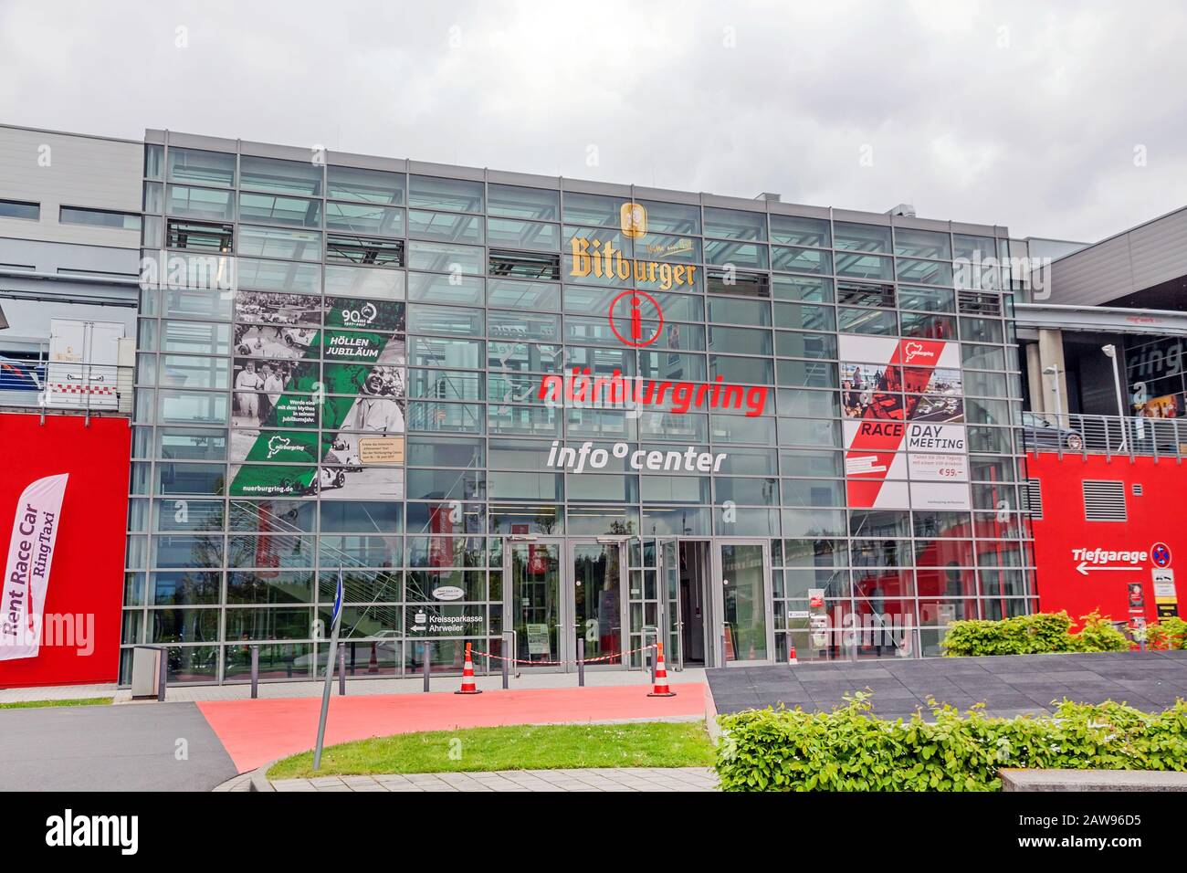 Nurburg, Germany - May 20, 2017: Race track Nurburgring - info center ...