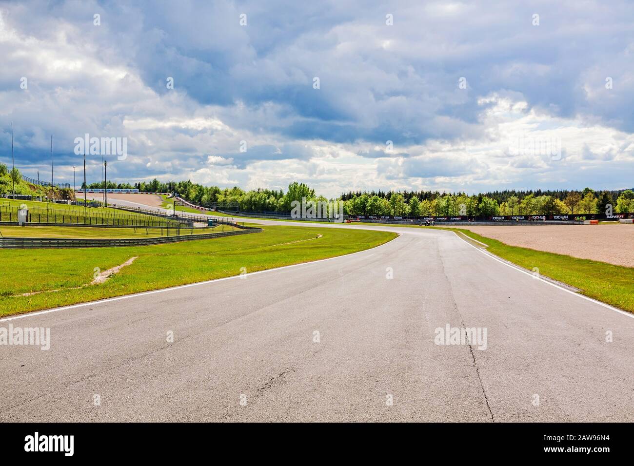 Nurburg, Germany - May 20, 2017: Race track Nurburgring - speedway with ...