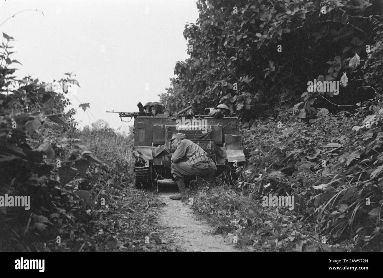 Fire brigade behind Black and White Stock Photos & Images - Alamy