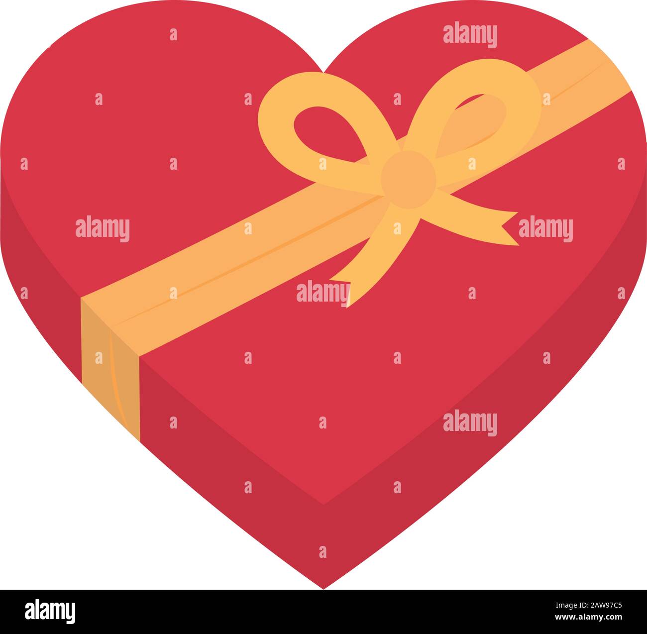 Isolated sweet heart box vector design Stock Vector Image & Art - Alamy