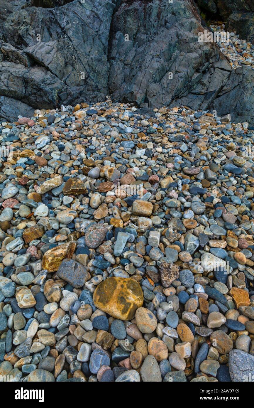 Little Hunters Beach, Acadia National Park, Maine Stock Photo - Alamy