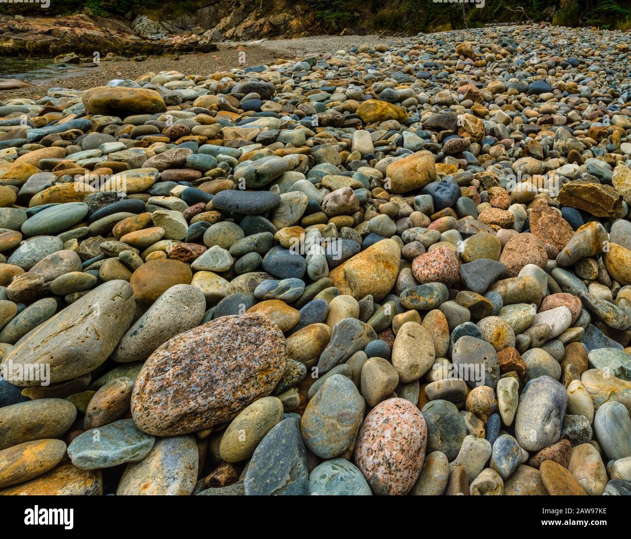 Little Hunters Beach, Acadia National Park, Maine Stock Photo - Alamy