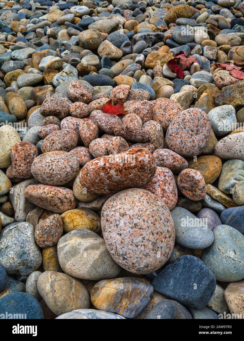 Little Hunters Beach, Acadia National Park, Maine Stock Photo - Alamy