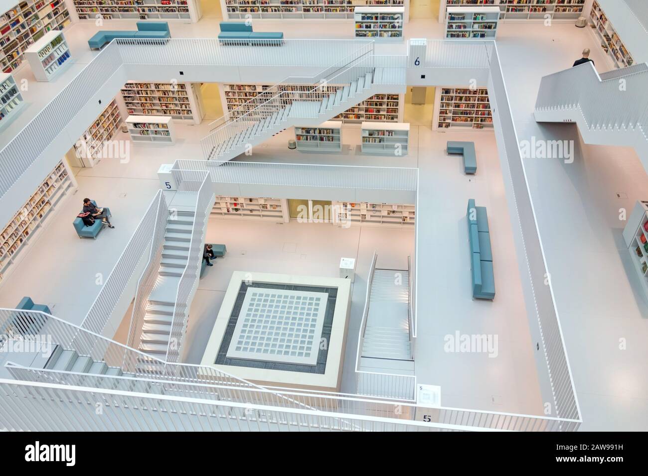 Stuttgart city library hi-res stock photography and images - Alamy