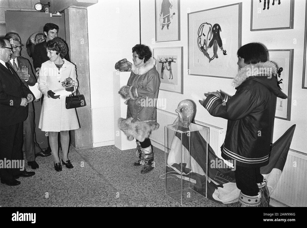 Princess Margriet opens exhibition Inuit Art from Canada Madurodam Date ...