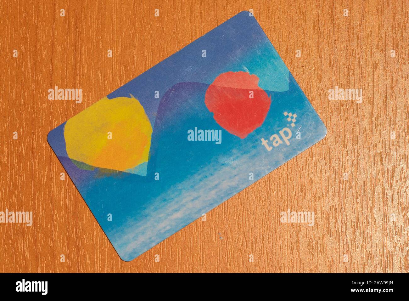 New York City, USA - 5 February 2020: TAP ride card. Transit Access ...