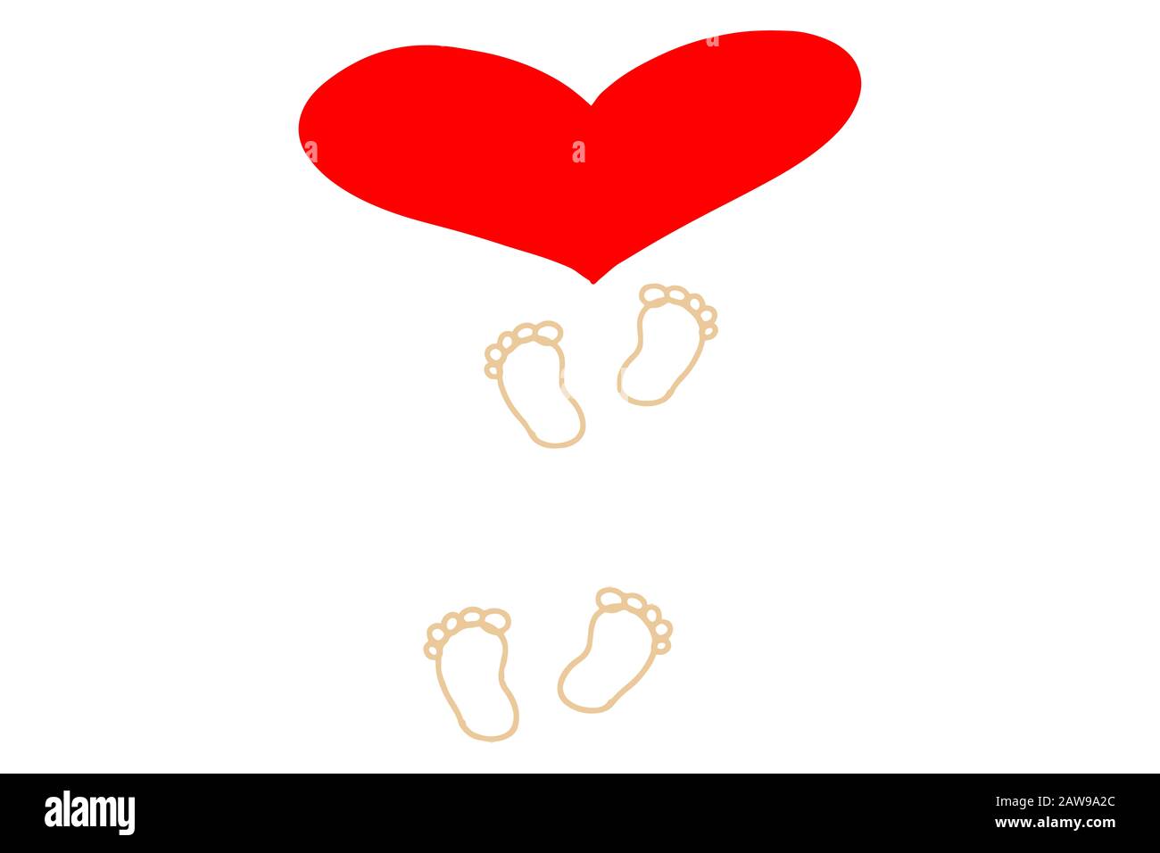 Vector Illustration Happy Walking Cartoon High Resolution Stock ...