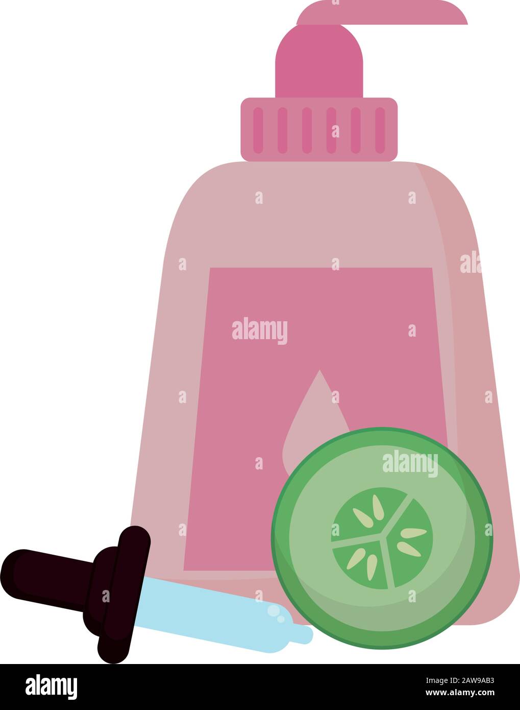 Cucumber slide Stock Vector Images - Alamy