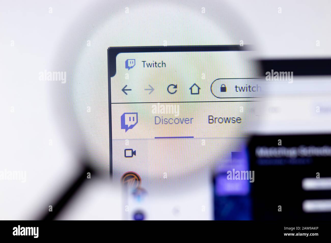 Twitch tv logo hi-res stock photography and images - Alamy