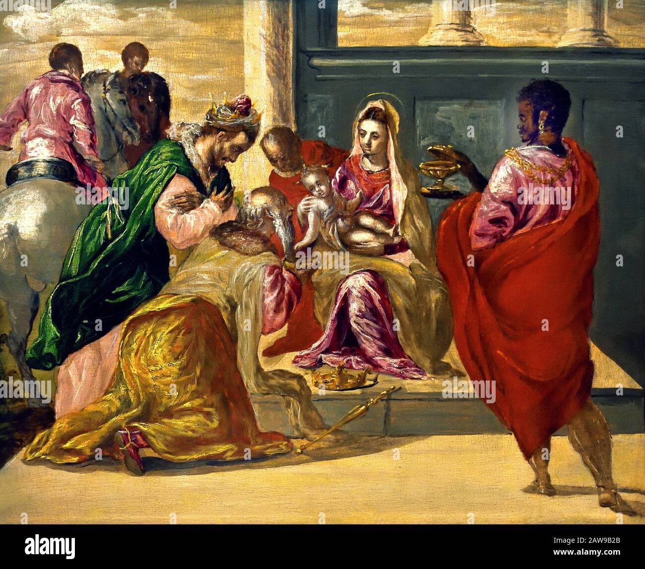 Adoration of the magi el greco hi-res stock photography and images - Alamy