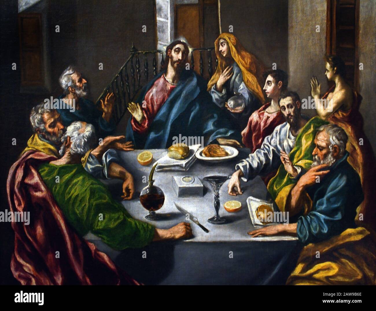 The Meal at Simon's 1600 El Greco (Domenikos Theotokópoulos) 1541- 1614 ...