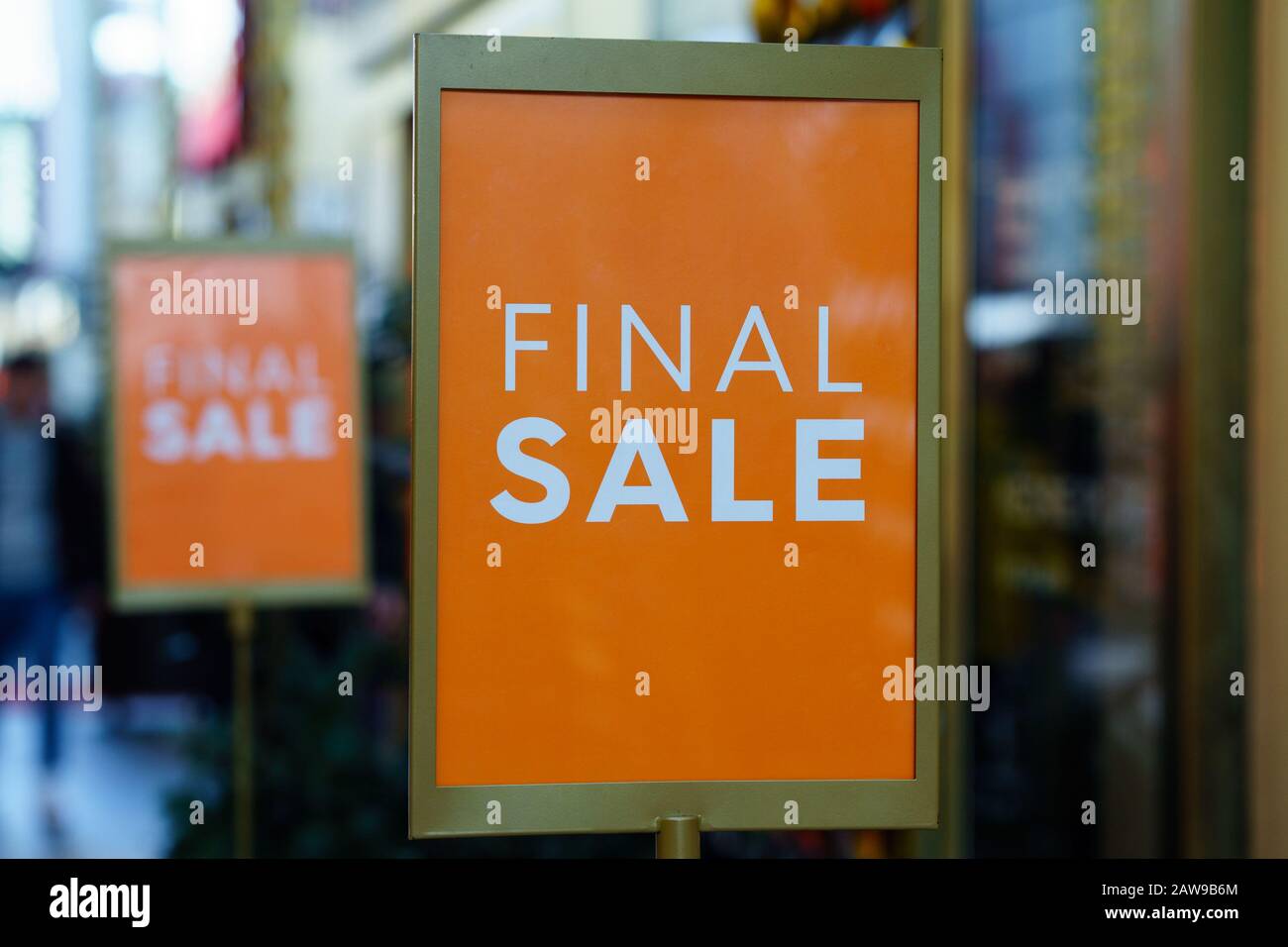 Sale sign in clothes shop.shopping and discount concept. Retail Image ...