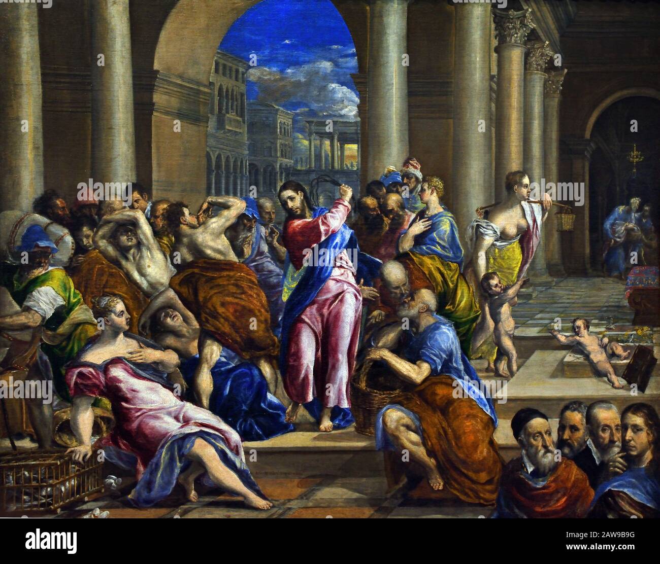 Jesus temple merchants hi-res stock photography and images - Alamy