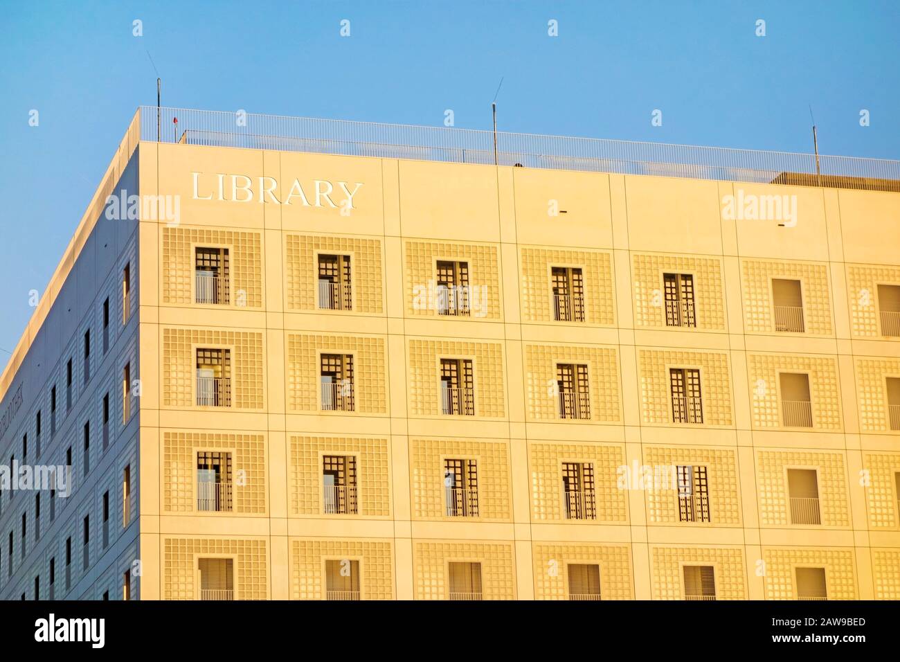 Stuttgart, Germany - November 1, 2015: The new municipal public library ...