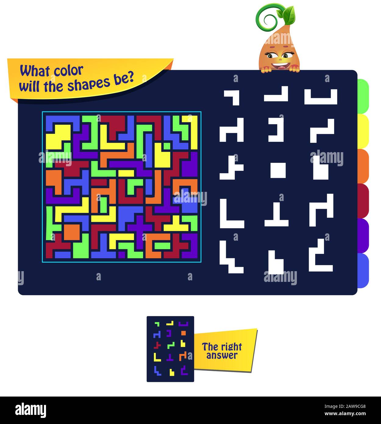 educational game for kids and adults development of attention, iq. Task ...