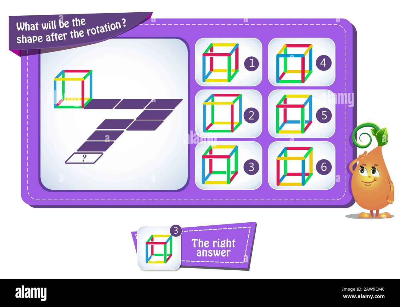 educational game for kids and adults development of mental rotation ...