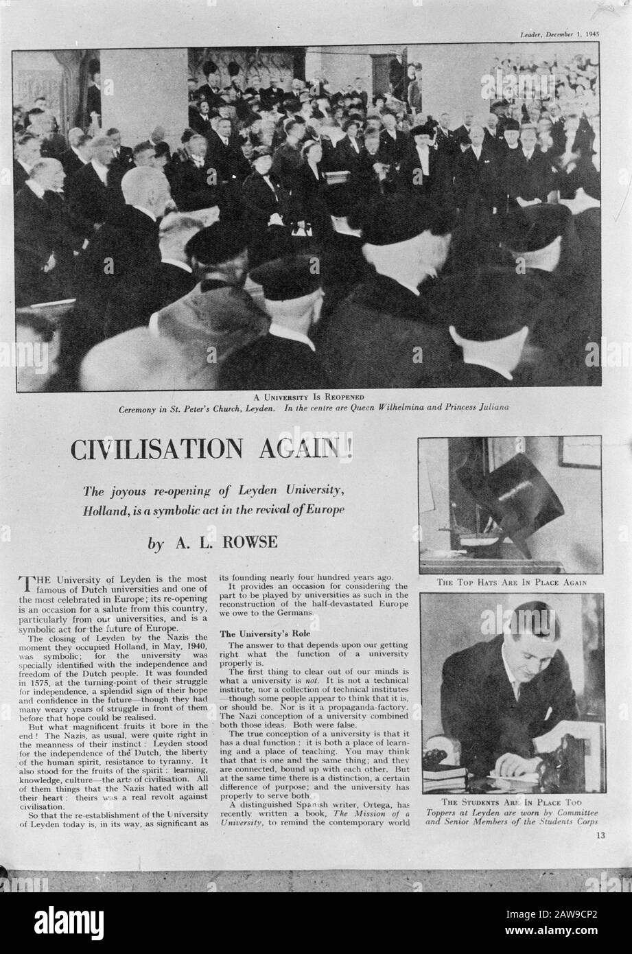 7 december 1945 Black and White Stock Photos & Images - Alamy