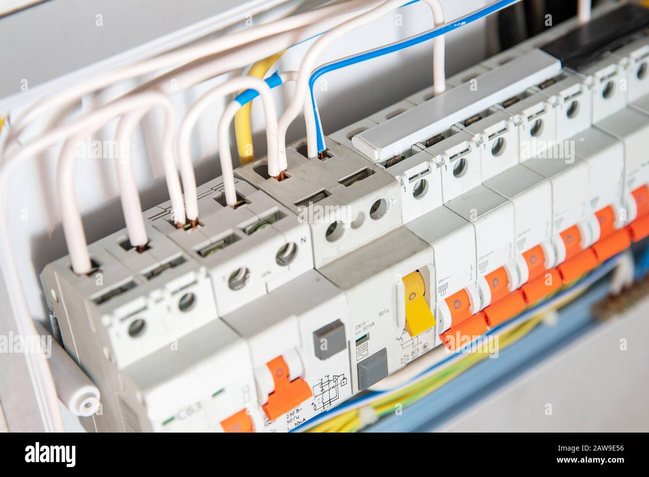 Consumer electric switchboard control panel for home enclosure for ...