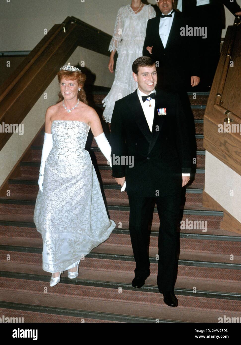 Royal family buckingham palace dinner hi-res stock photography and ...