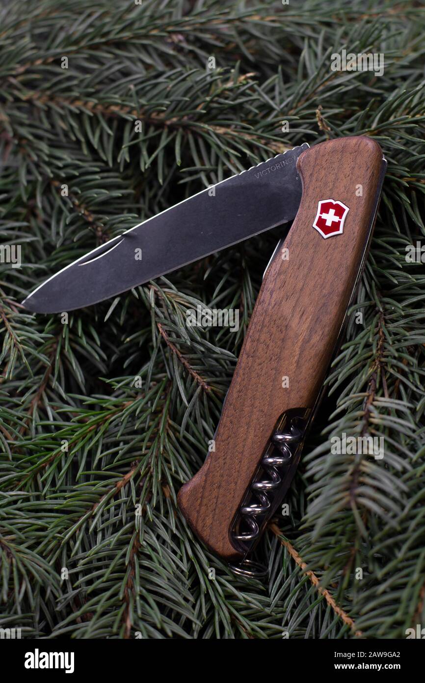 Ibach, Switzerland 02.02.2020 - Victorinox Swiss Army knife multitool ...