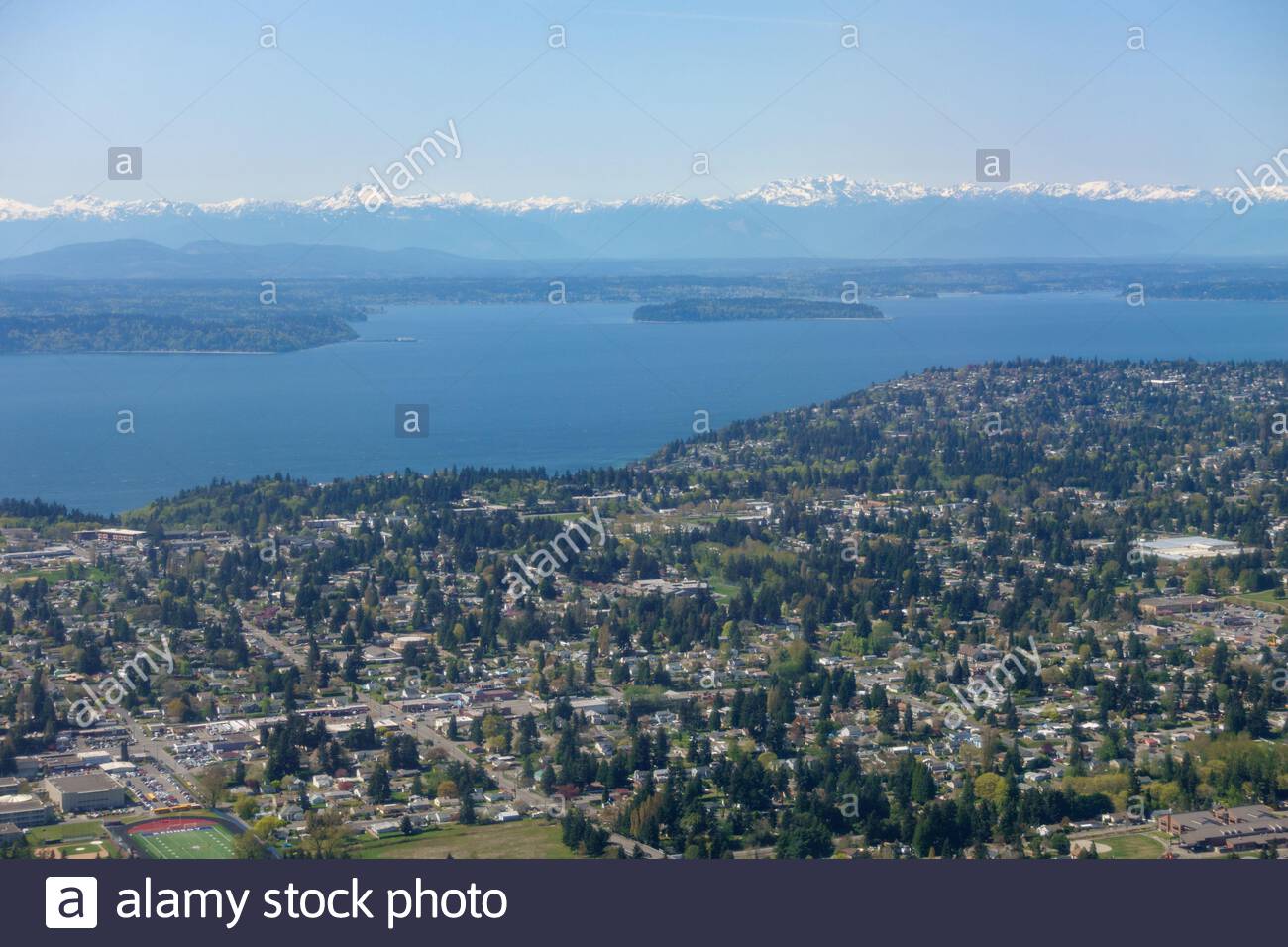 Puget Sound Aerial High Resolution Stock Photography and Images - Alamy