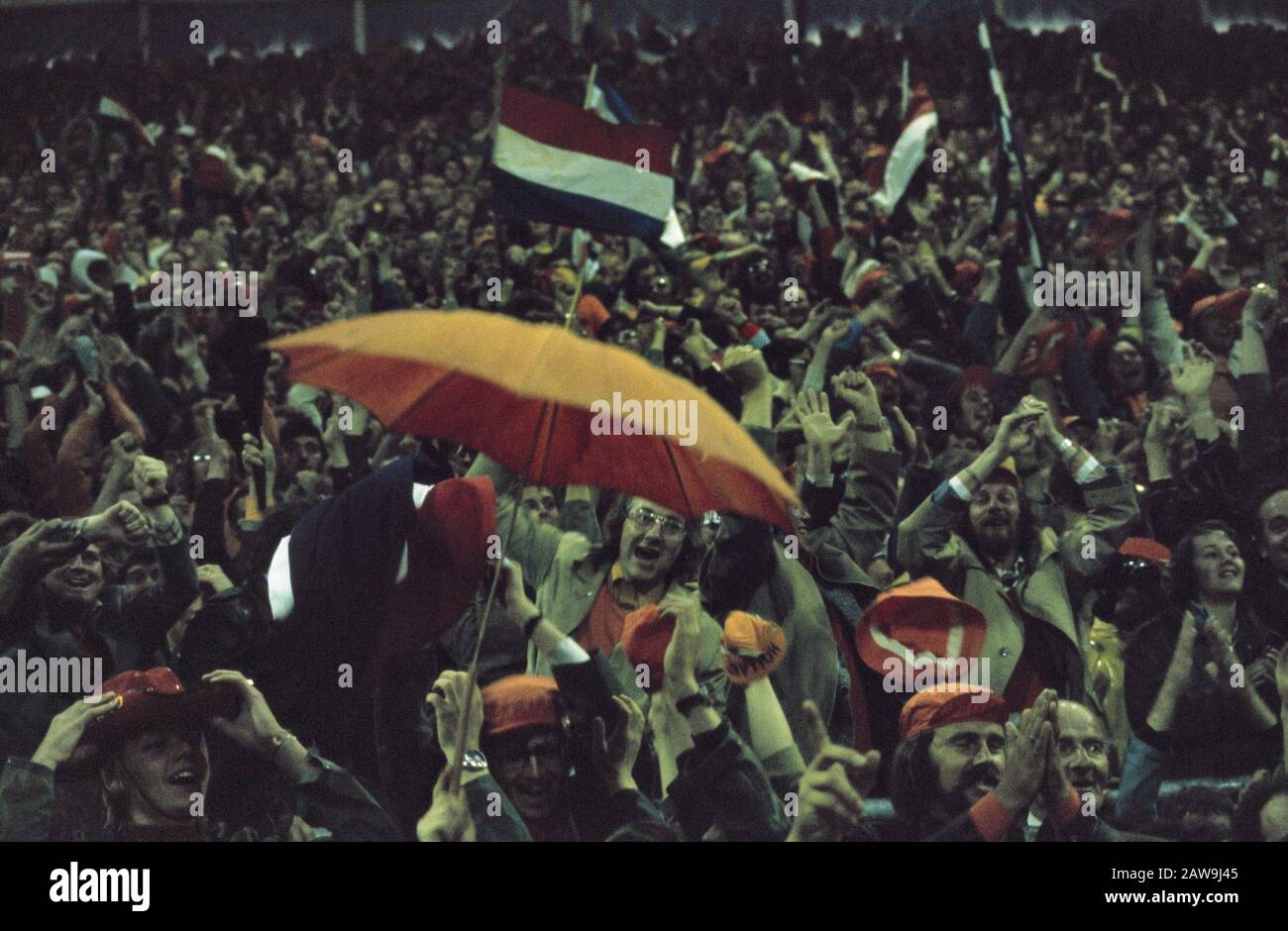 Dutch supporters during Football World Cup 1974 Date: April 30, 1974 ...