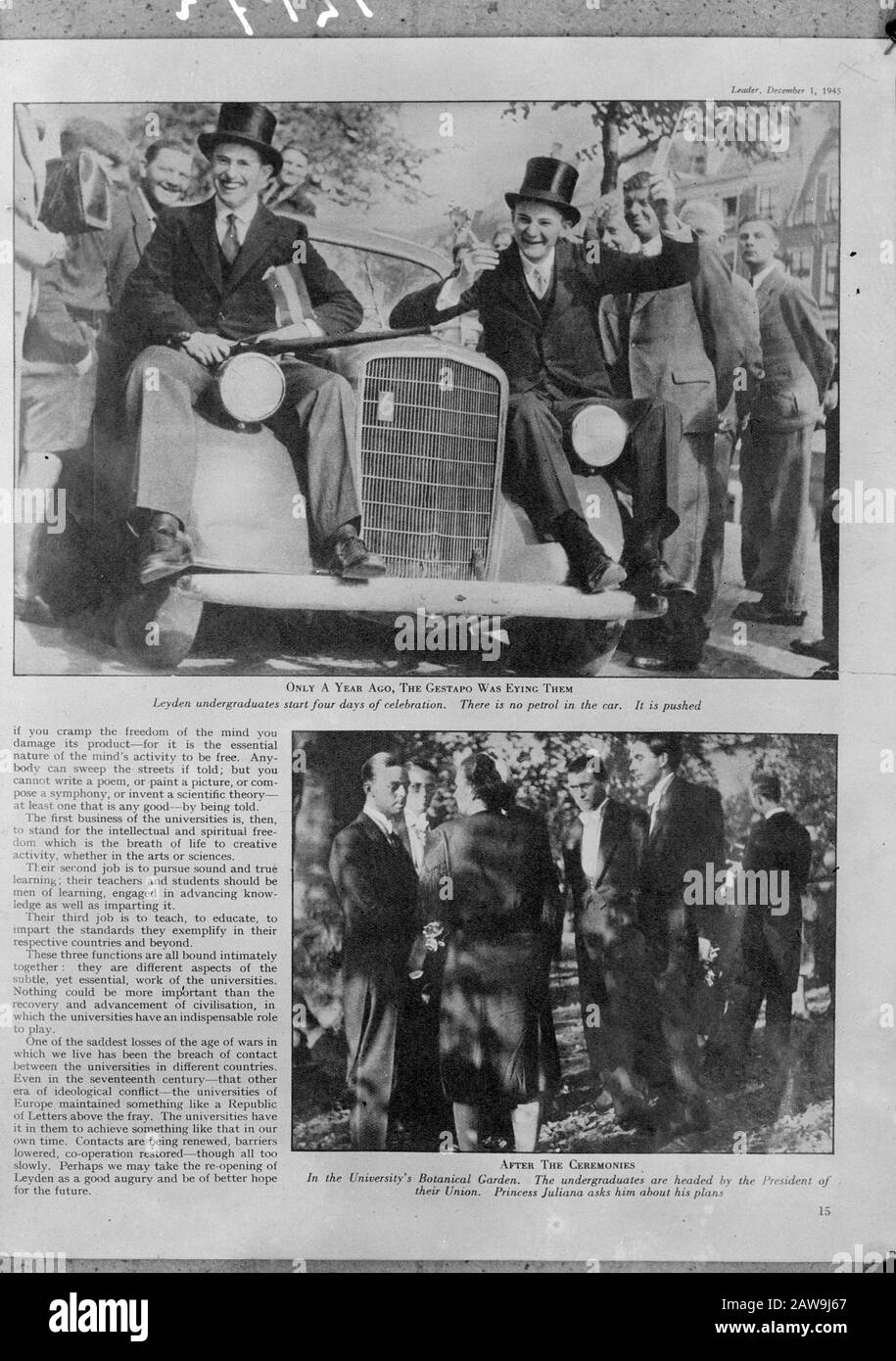7 december 1945 Black and White Stock Photos & Images - Alamy