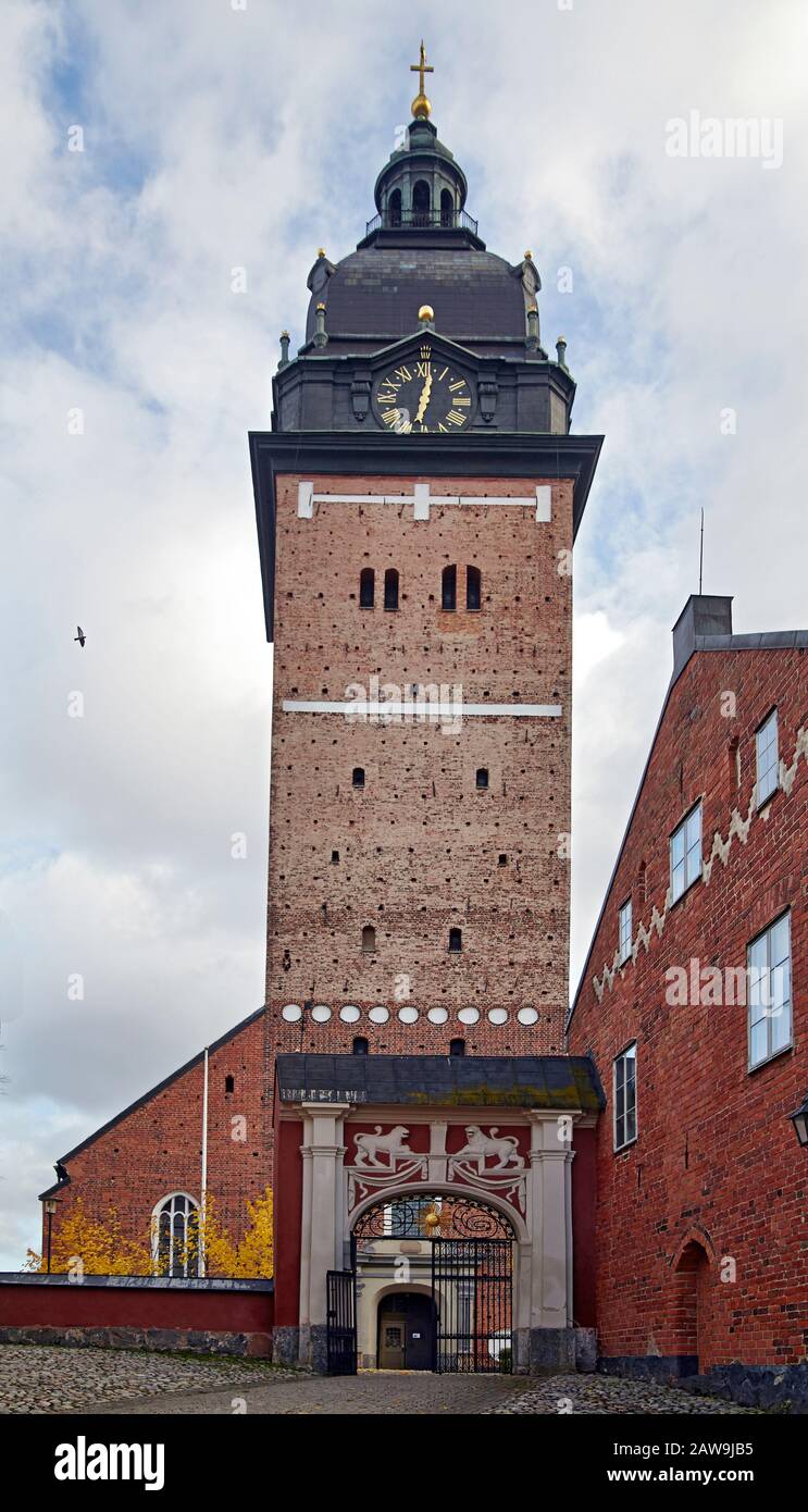sevenhundred yare old cathedral in Srangnas. Sweden Stock Photo - Alamy