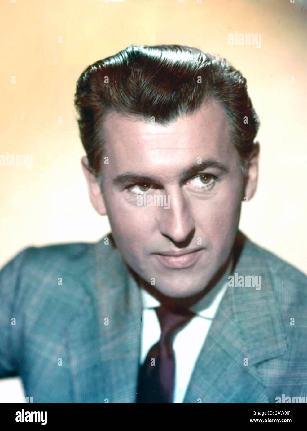 STEWART GRANGER (1913-1993) English film actor about 1950 Stock Photo ...