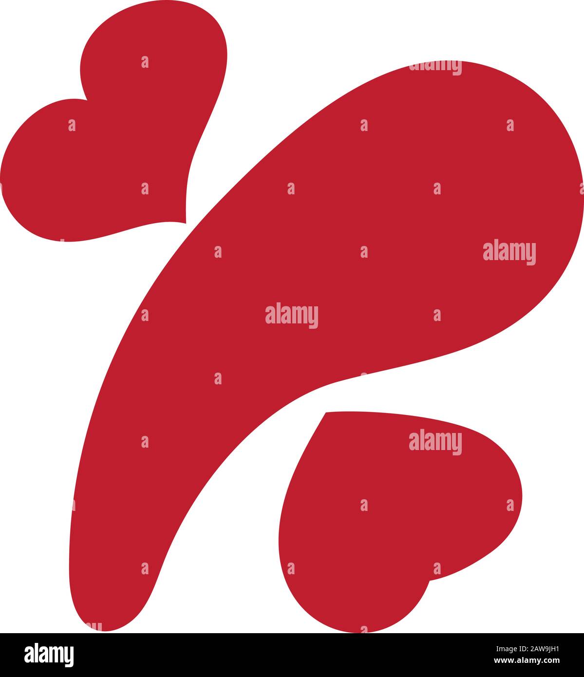 Vector Vintage Cute letter X. Calligraphy element logo Valentine Hand ...