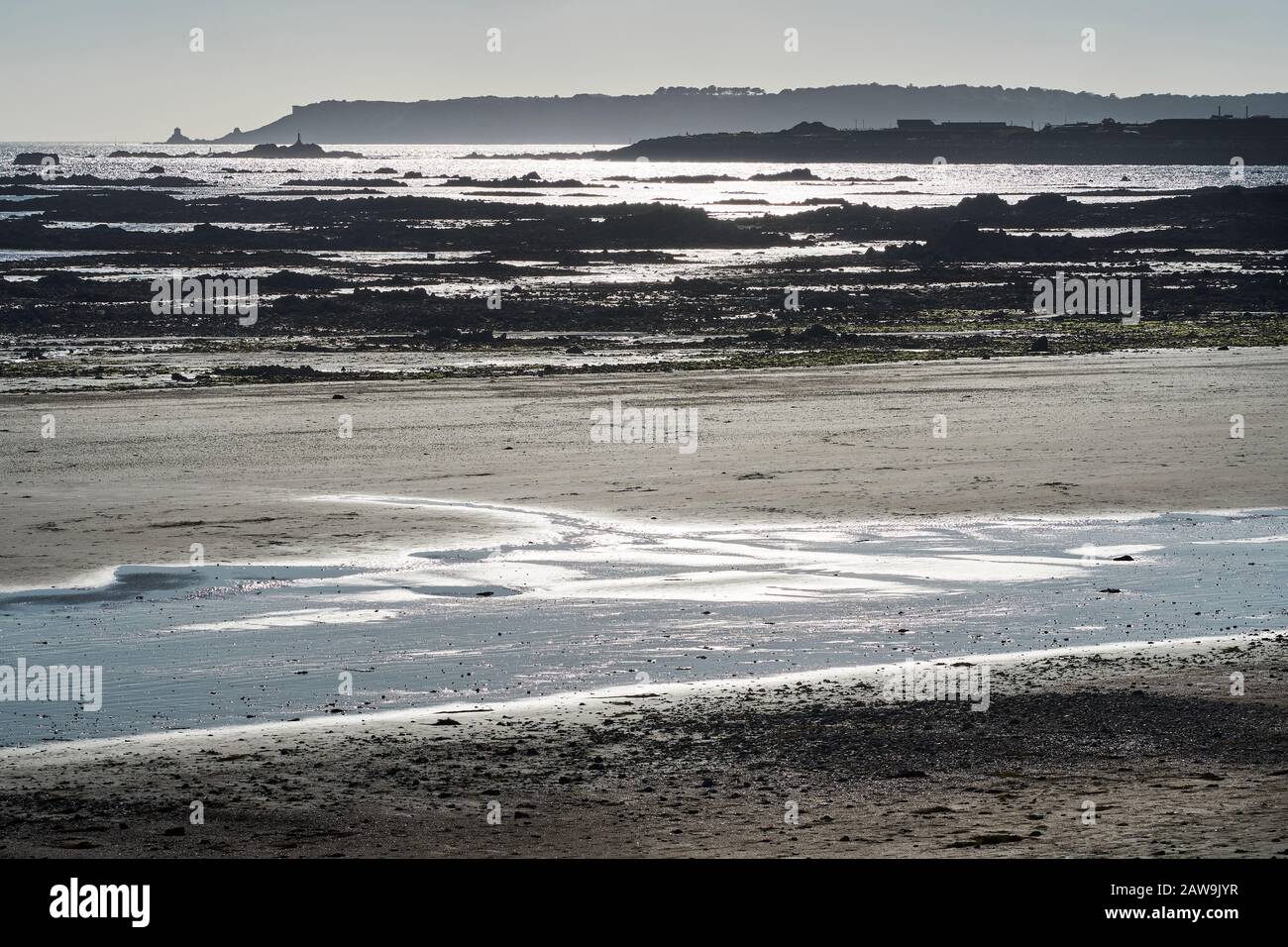 Beach st helier hi-res stock photography and images - Alamy