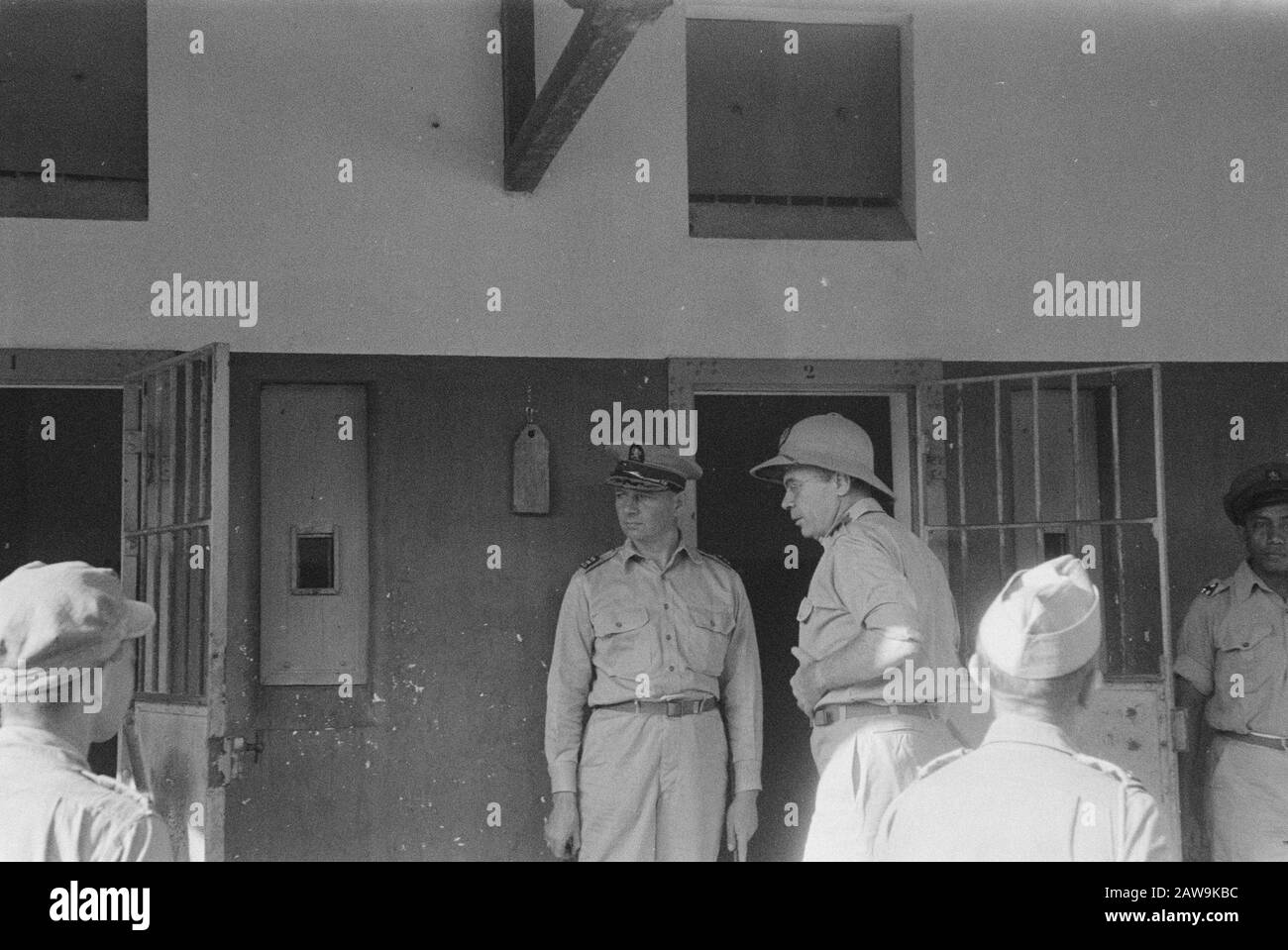 Visit of General S. H. Track and Lieutenant Governor-General H.J. Mook ...