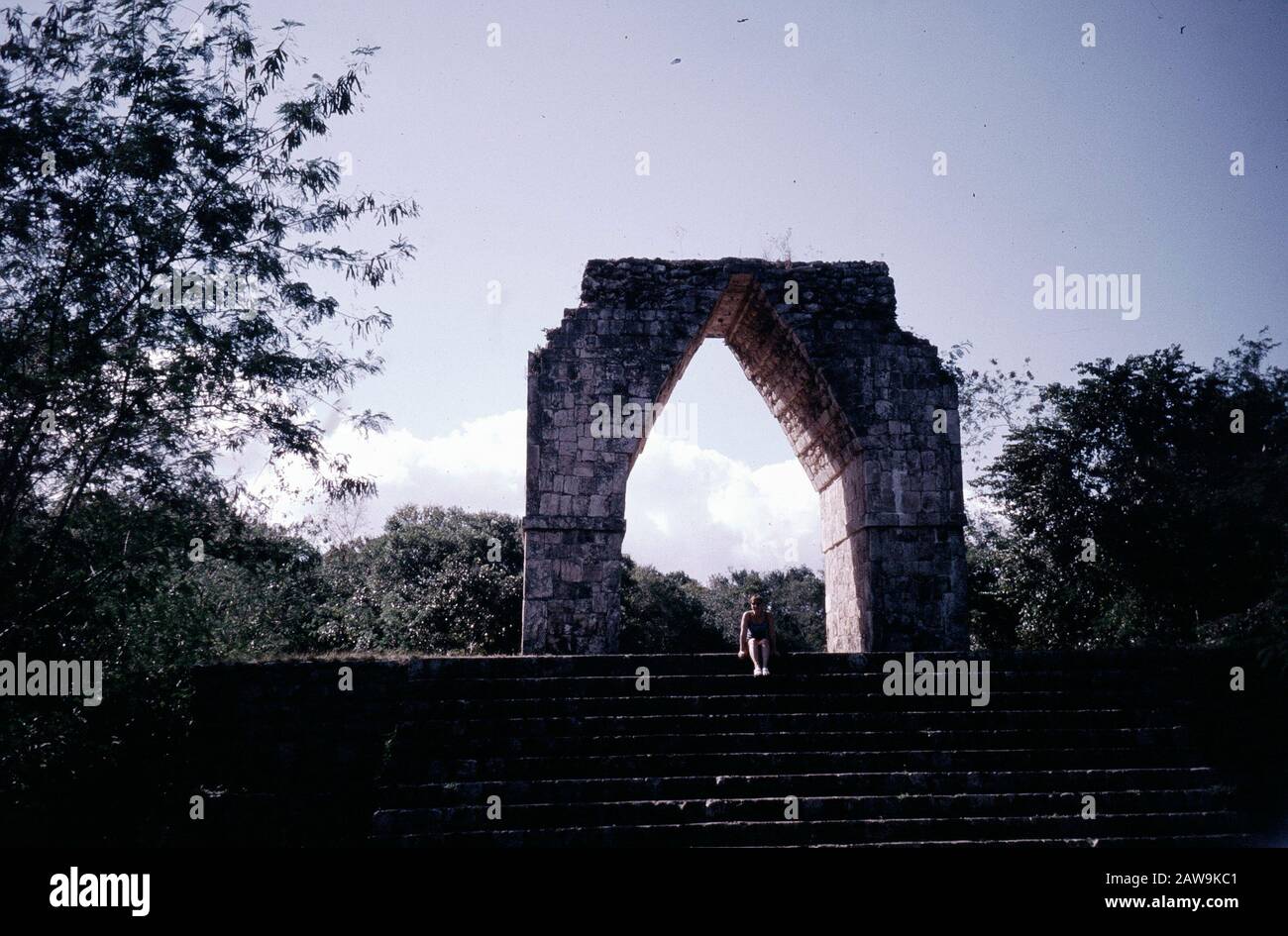 Mexico Ruta Maya Ruins Pyramids Stock Photo - Alamy