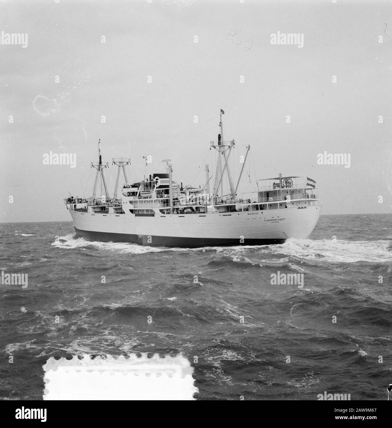 Trial Ship Timmer Chant, built in Amsterdam Drydock Company. Flag Date ...