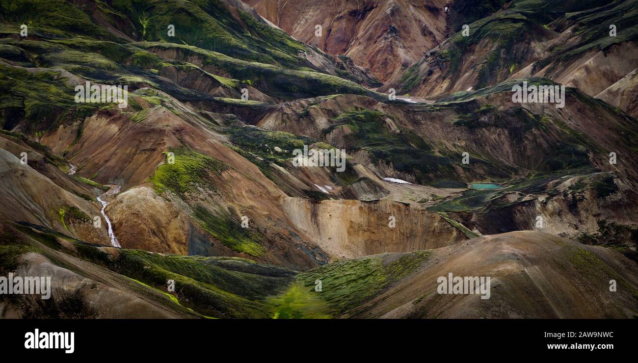 Colourful hills in Landmannalaugar Iceland Stock Photo - Alamy