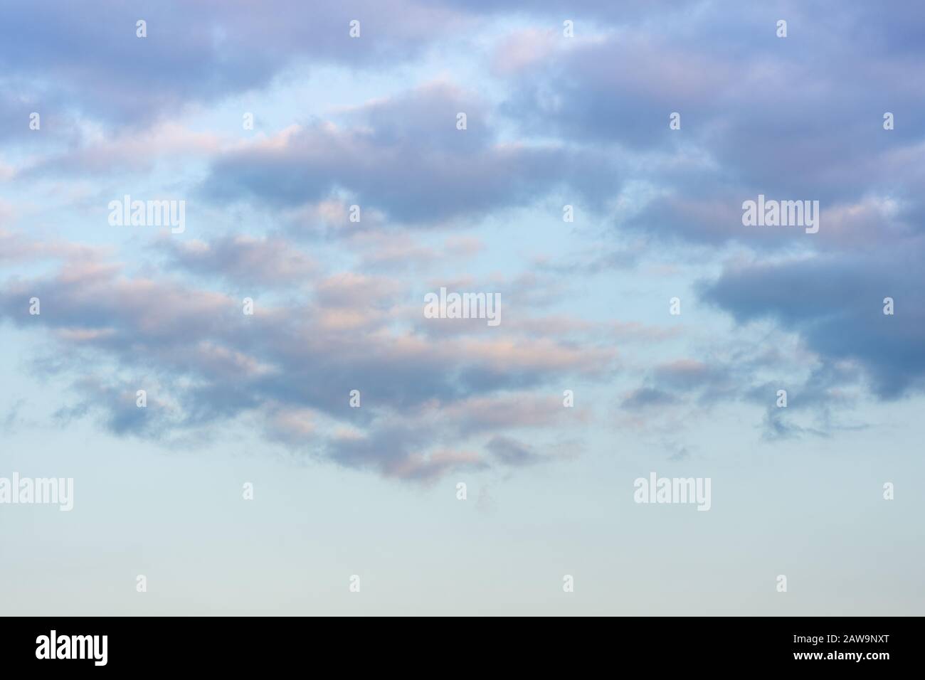 shining bright sky with clouds and glare from the sun's rays Stock ...