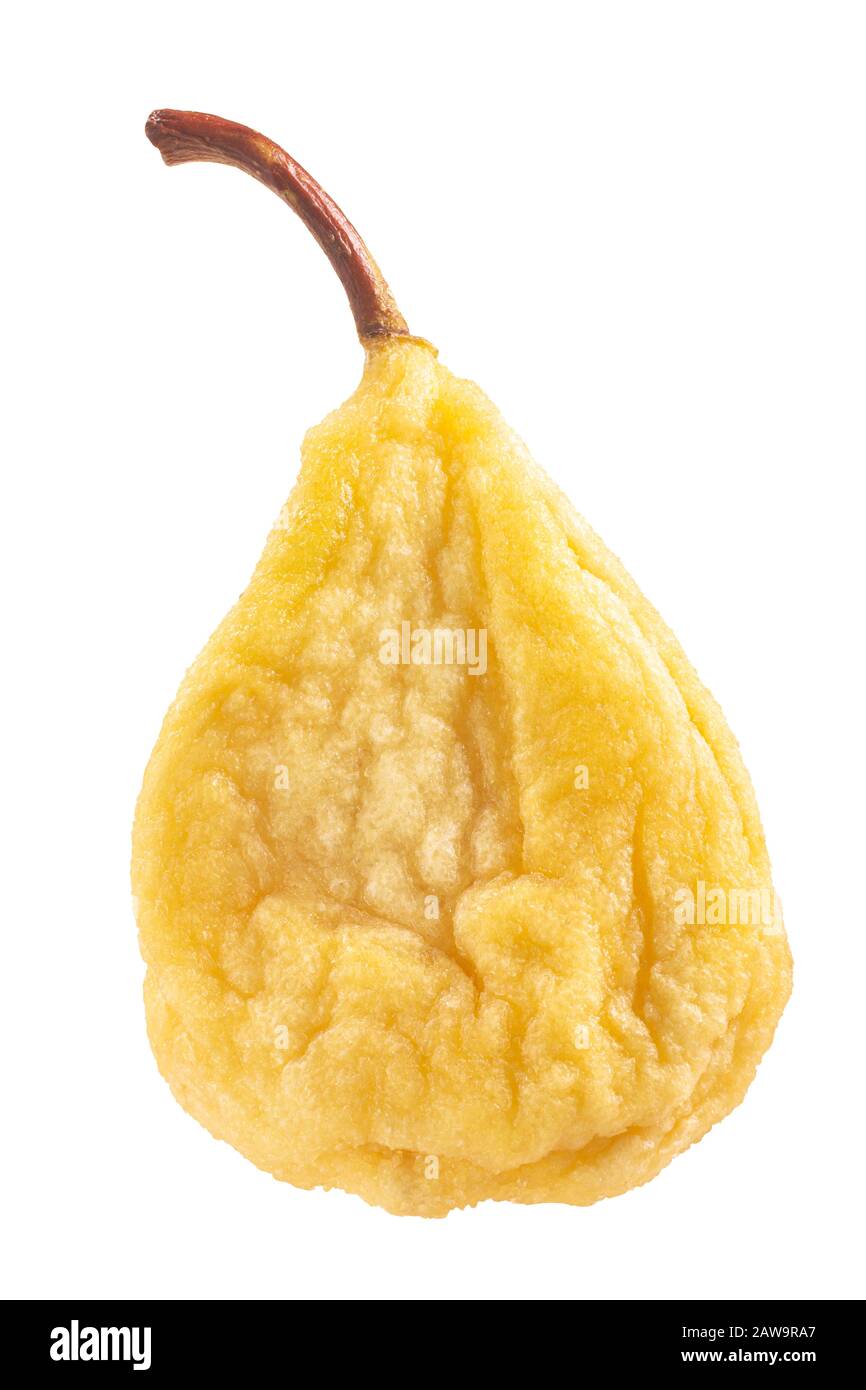 Dried or sundried whole pear isolated Stock Photo - Alamy