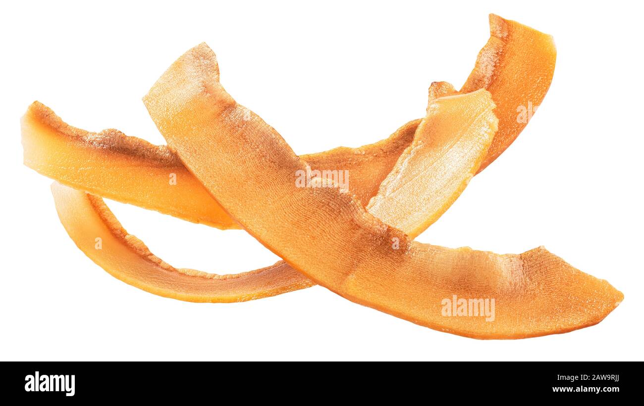 Roasted Coconut chips or fried flakes of kernel meat, isolated Stock ...