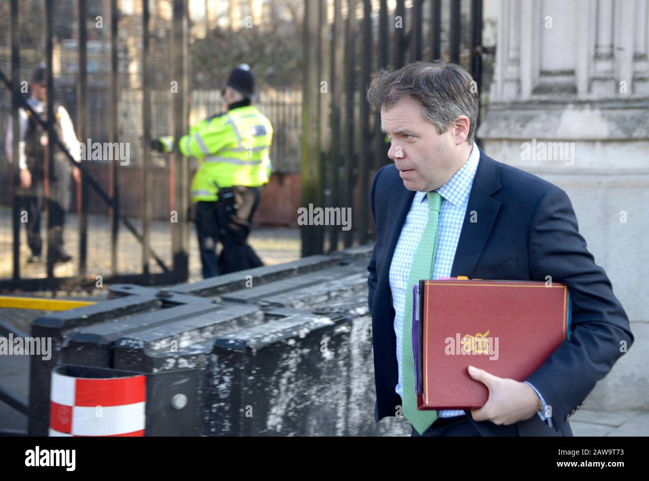 Edward Argar MP (Con: Charnwood) leaving Parliament, Feb 2020 Stock ...