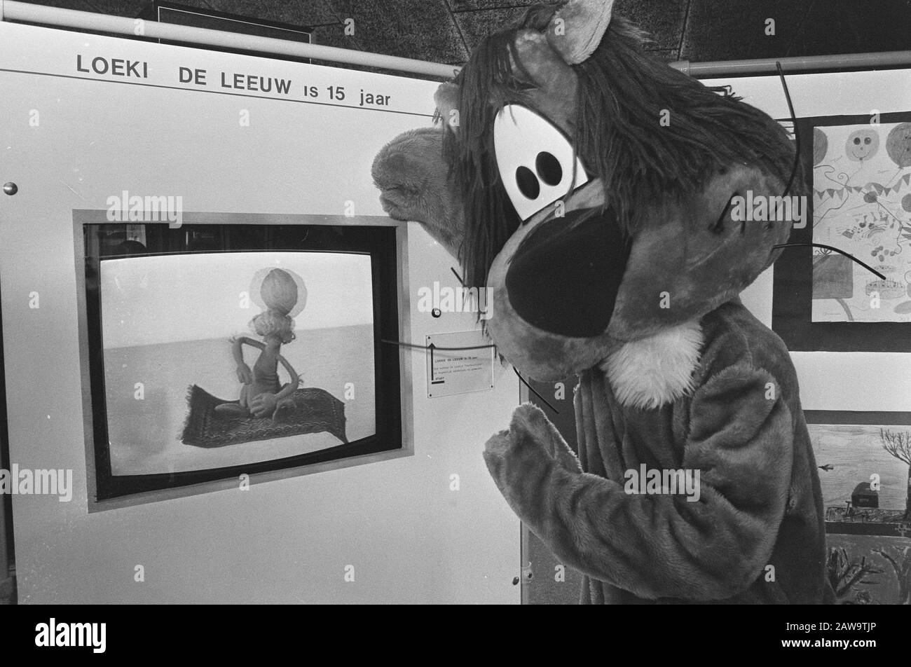 Luki Lion TV star advertising (15) opens exhibition at Artis; Loeki ...