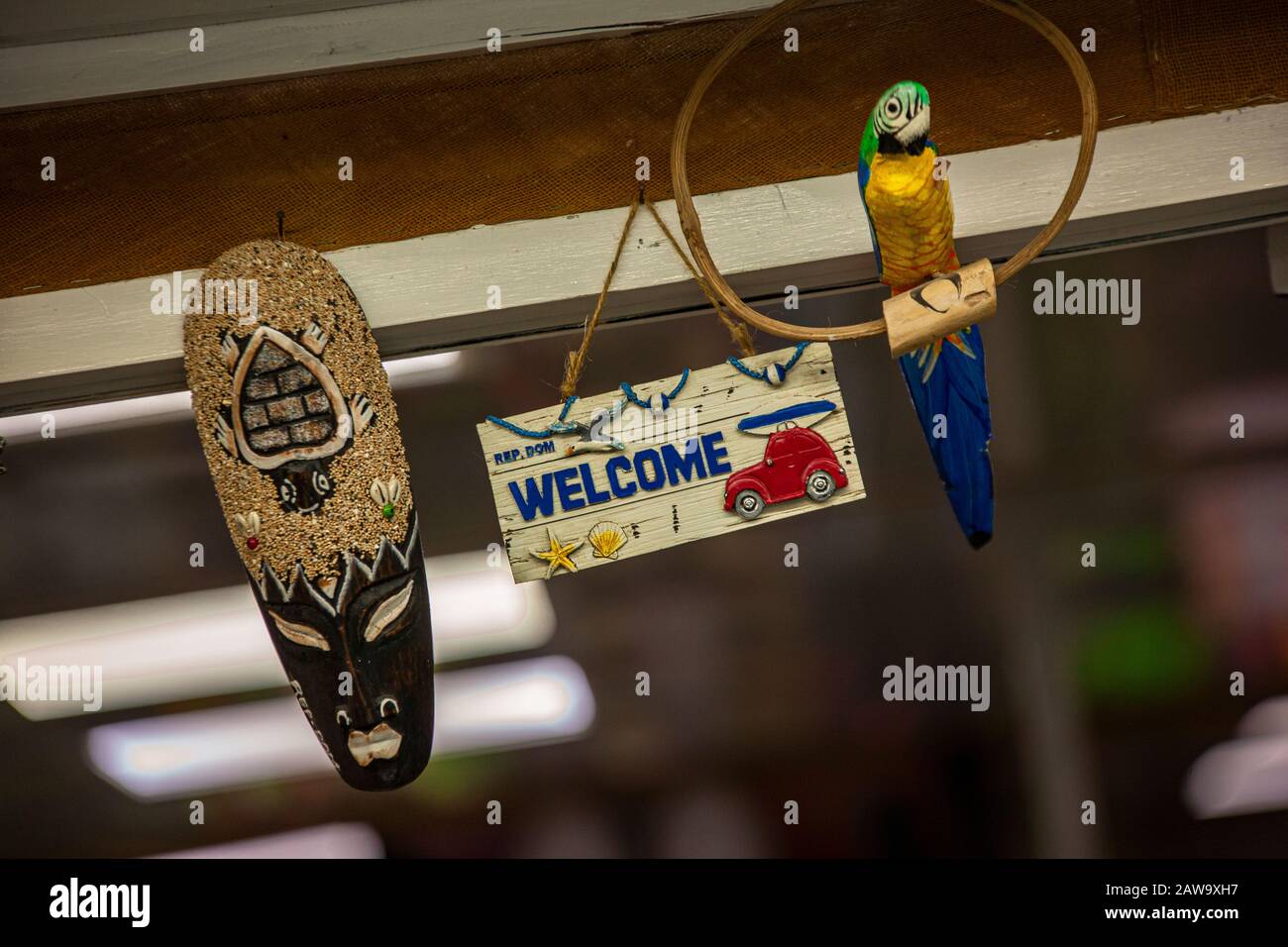 Dominican Welcome Symbol Stock Photo - Alamy