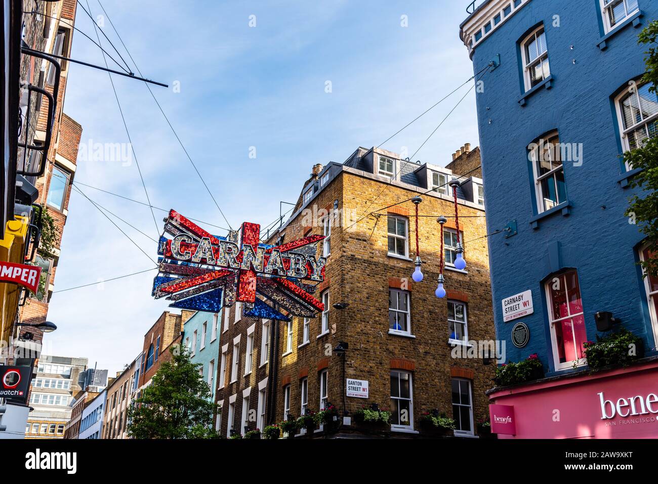 Soho street sign hi-res stock photography and images - Alamy