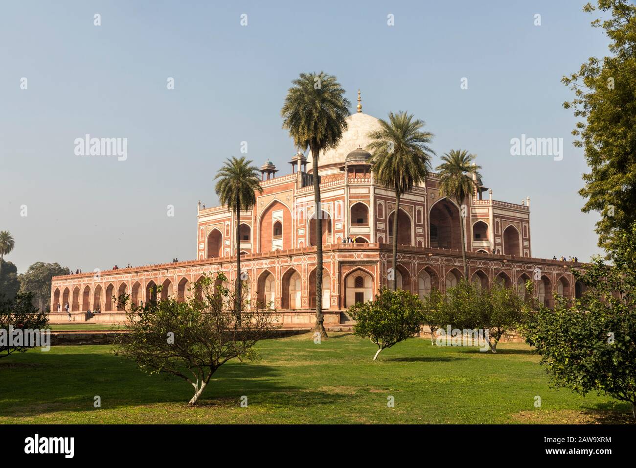 Delhi, India. The Tomb of Humayun, second emperor of the Mughal Empire ...