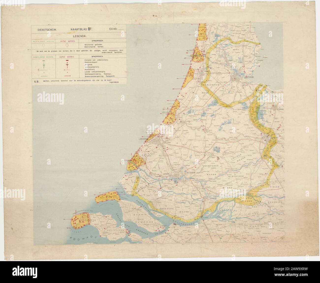 Proposition Maps of the Netherlands (secret service) with entries from ...
