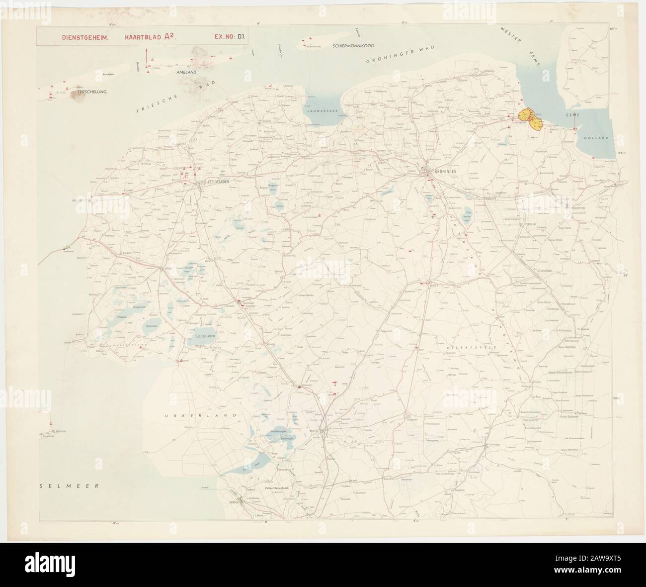 Proposition Maps of the Netherlands (secret service) with entries from ...