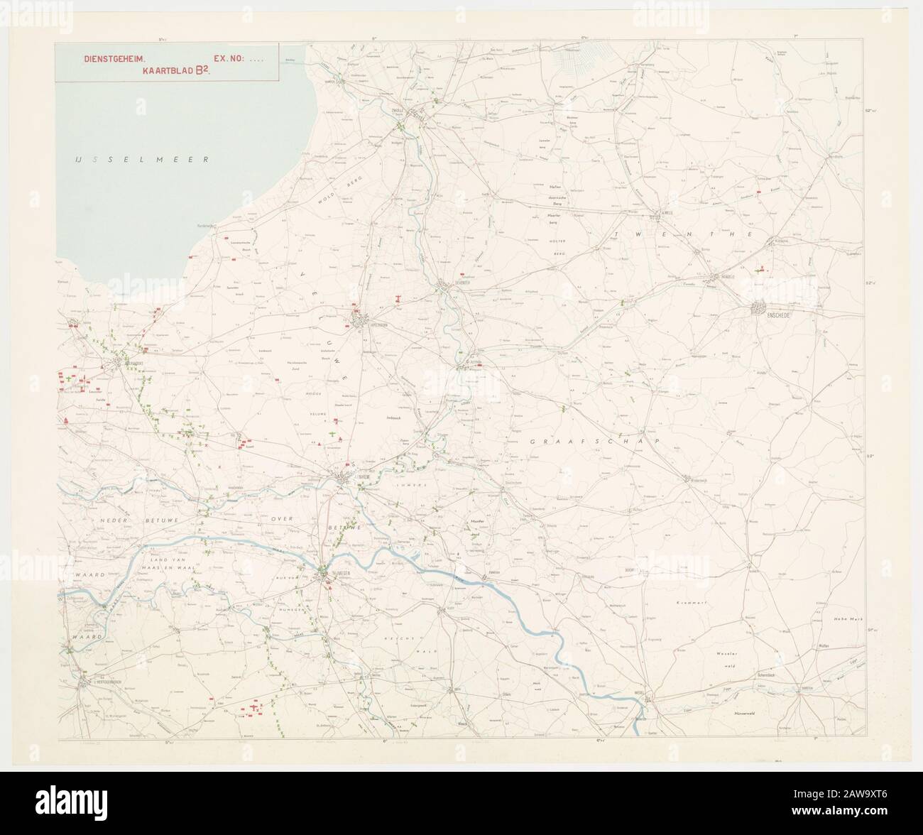Proposition Maps of the Netherlands (secret service) with entries from ...