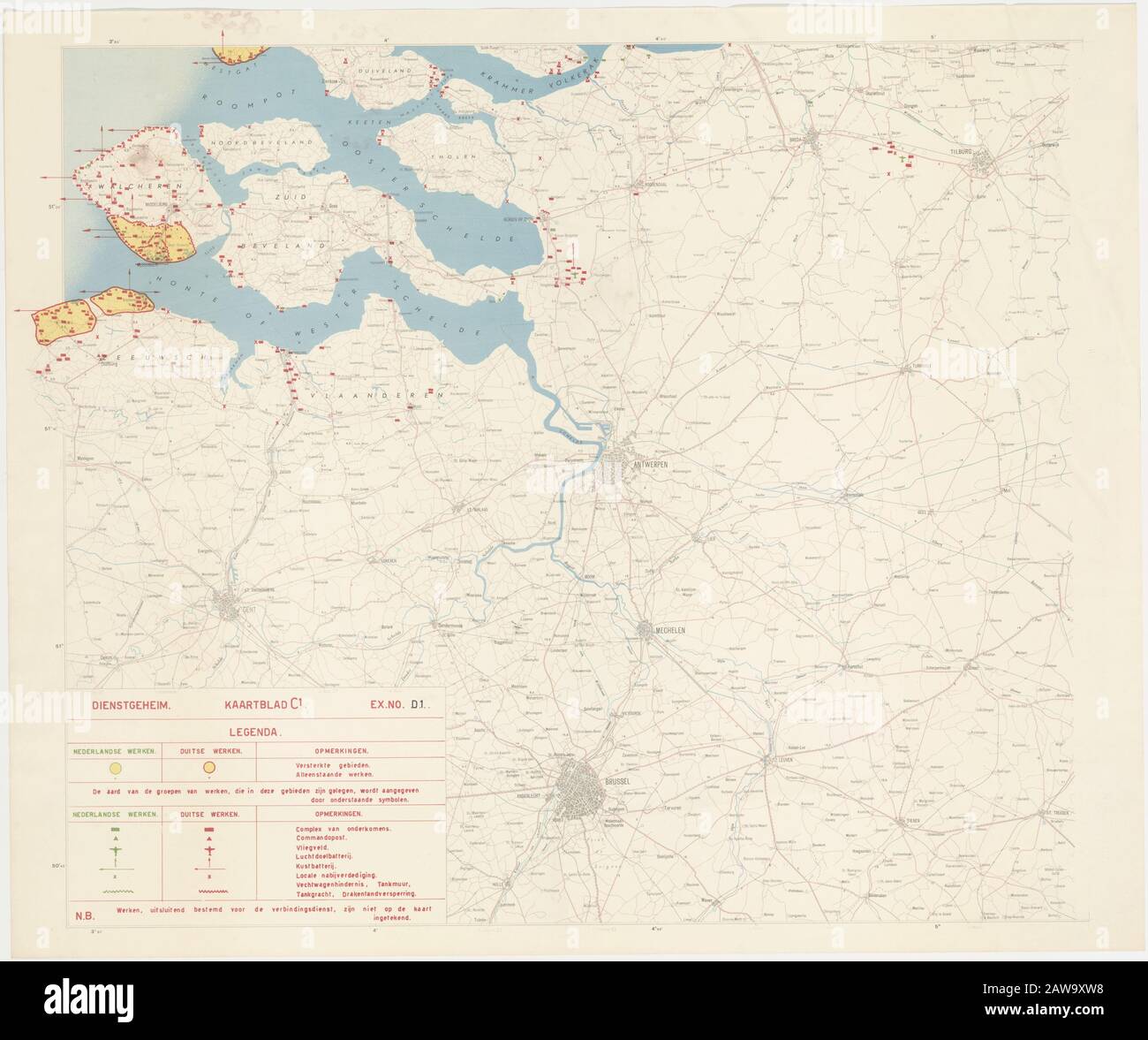 Proposition Maps of the Netherlands (secret service) with entries from ...