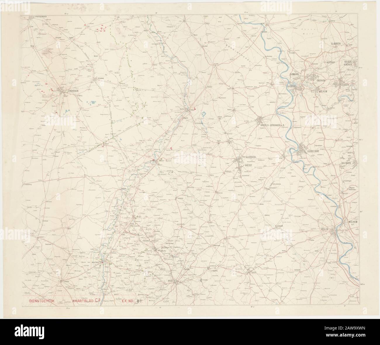 Proposition Maps of the Netherlands (secret service) with entries from ...